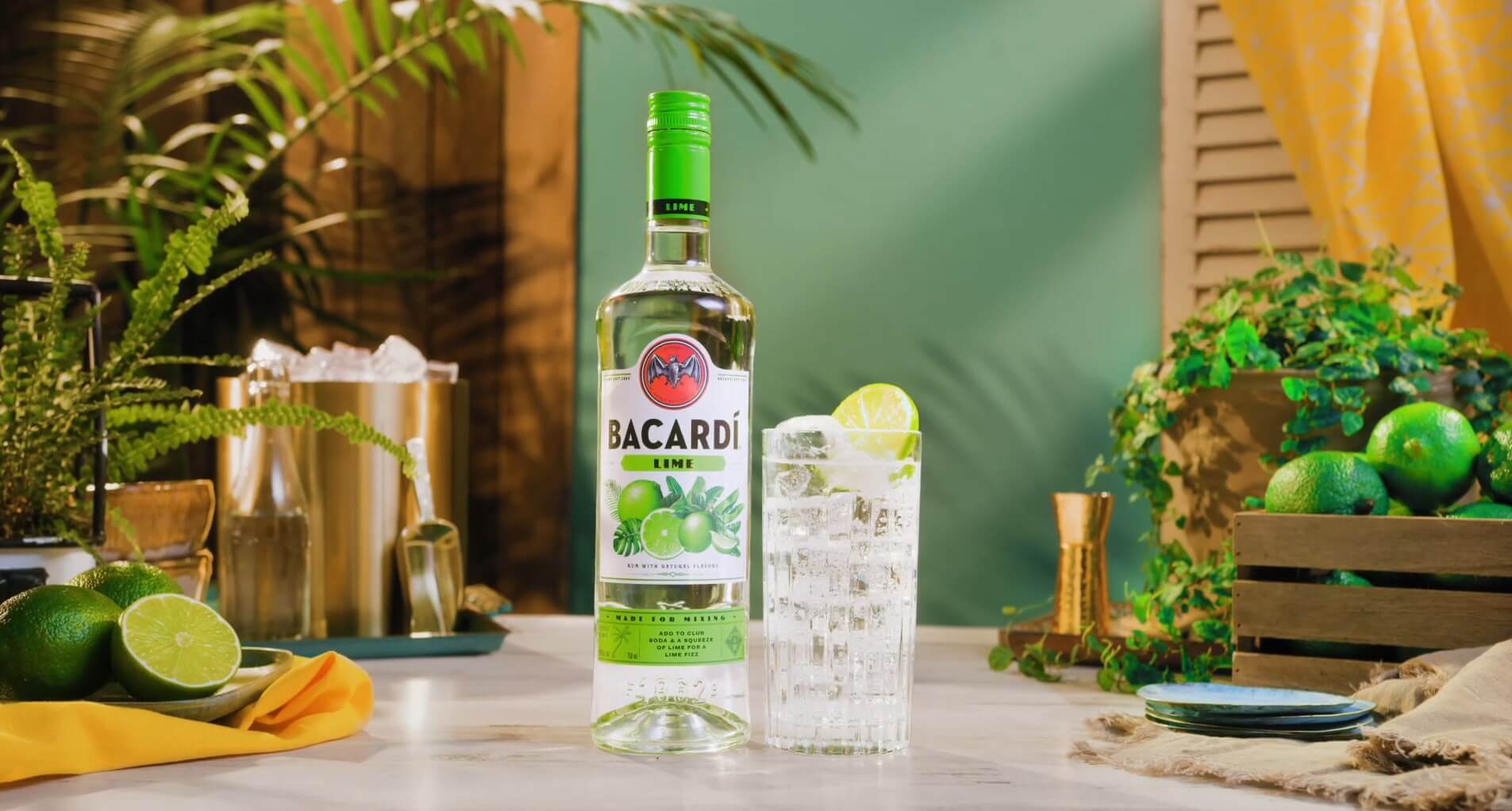 BACARDÍ Lime Rum | Lime Flavoured Rum | Citrus Rum | BACARDÍ US